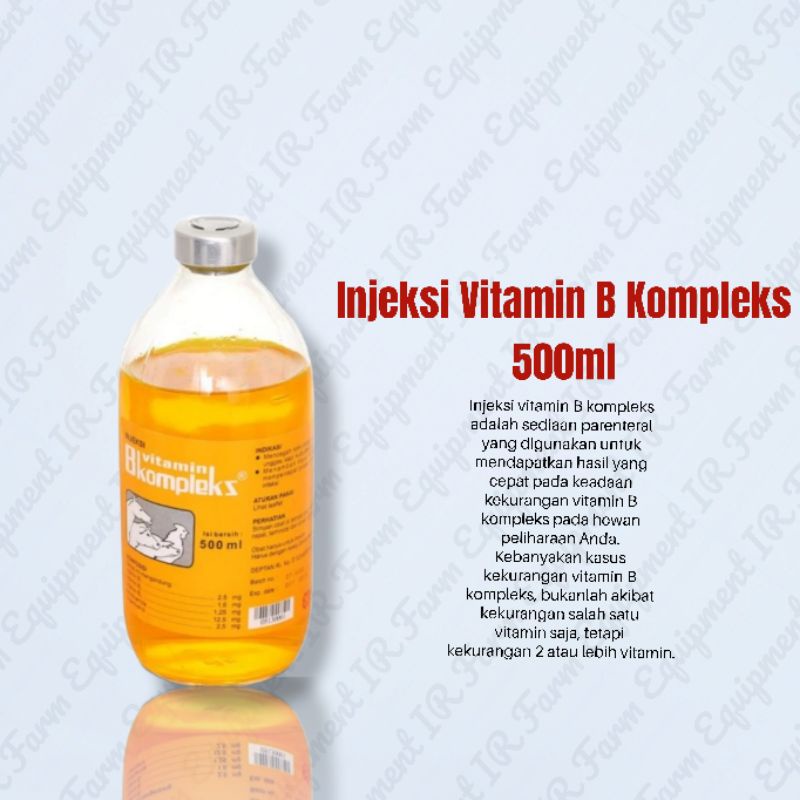Jual Injeksi Vitamin B complex 500ml@6botol | Shopee Indonesia