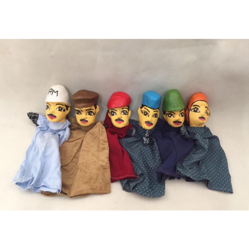 Jual Boneka Tangan Kayu Profesi Sayur Keluarga Hewan | Alat Peraga ...