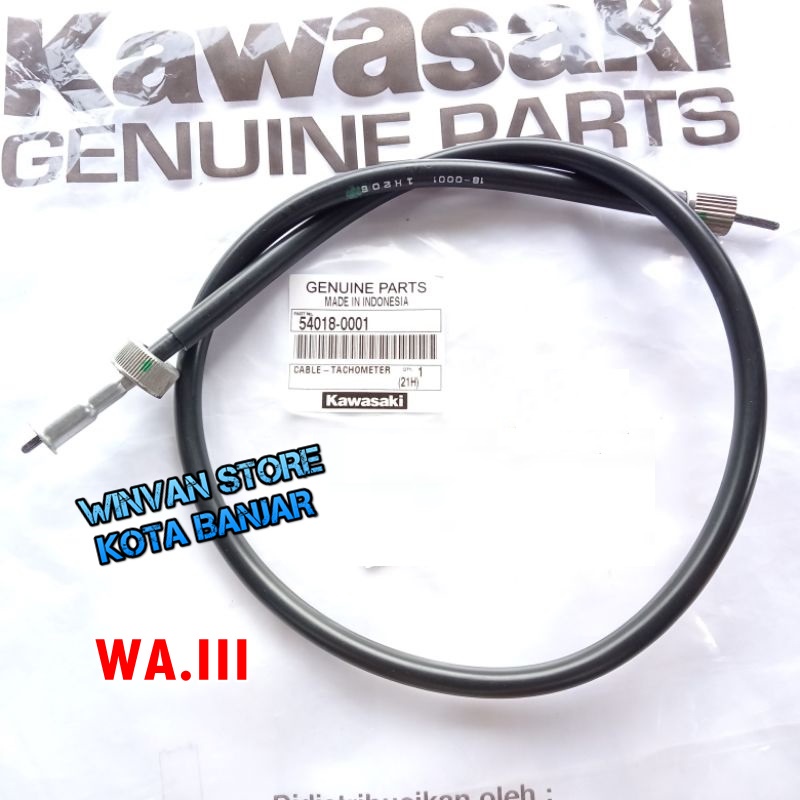 Jual Kabel Tachometer kabel RPM meter NINJA R - KR ORI KGP 54018-0001 ...