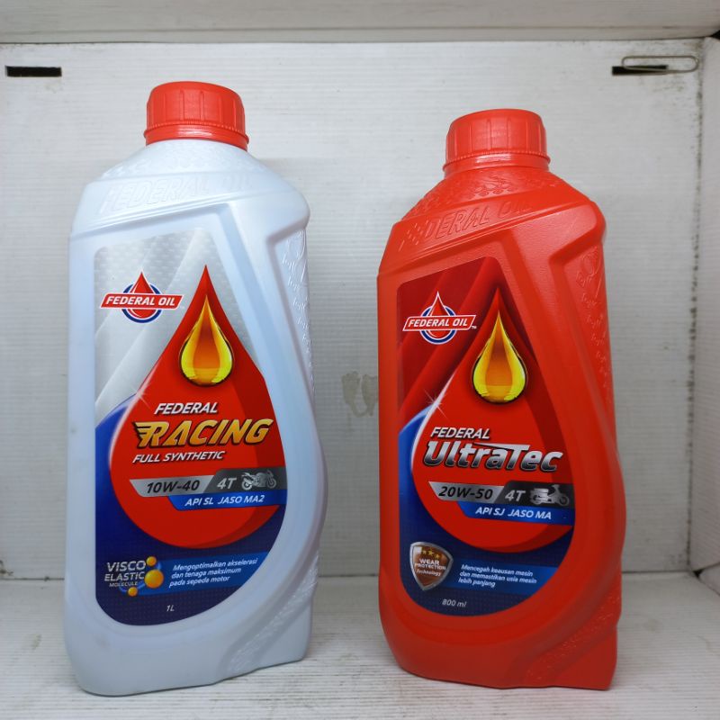 Jual OLI MESIN FEDERAL RACING/ULTRATECH 1L | Shopee Indonesia