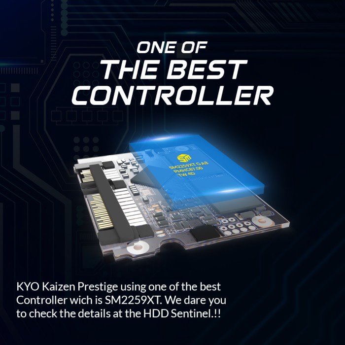 Jual SSD 256GB KYO KAIZEN PRESTIGE SATA III 2.5" 6GB/S GARANSI RESMI 5 ...