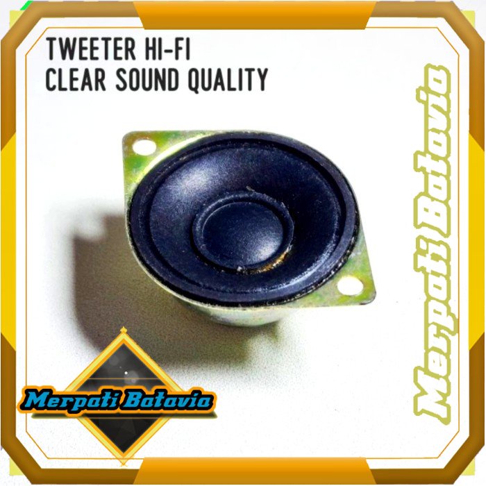 Jual Speaker Tweeter Super HiFi Sound Clear Mini Twiter Hi Fi 8 Ohm ...