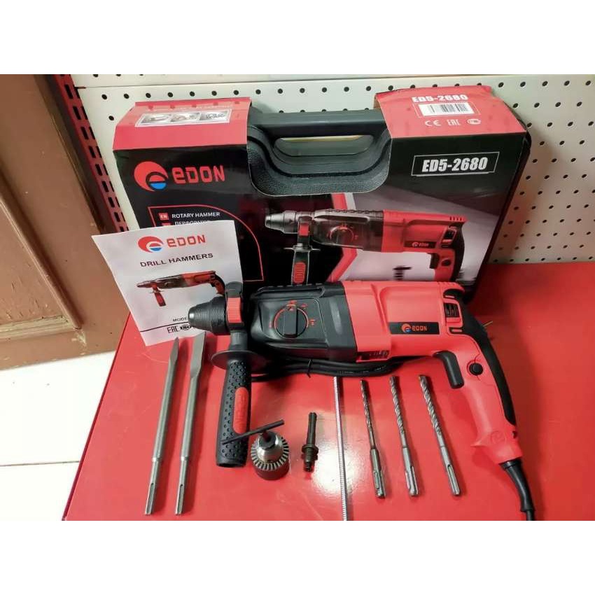 Jual Mesin Bor Hammer Edon Ed5-2680 Mesin Bobok Beton Tembok Sds | Shopee Indonesia