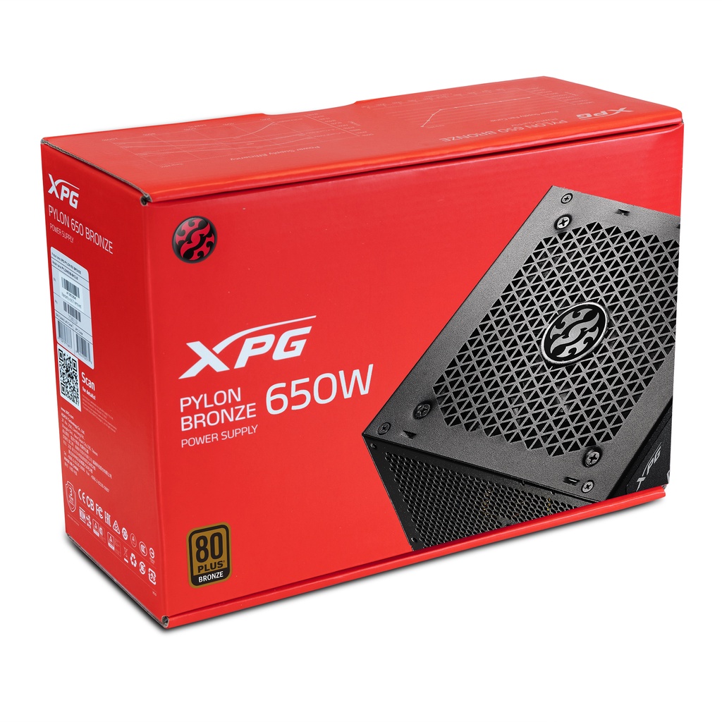 Jual Power Supply ADATA XPG Pylon 650 Watt 80+ Bronze PSU | Shopee ...