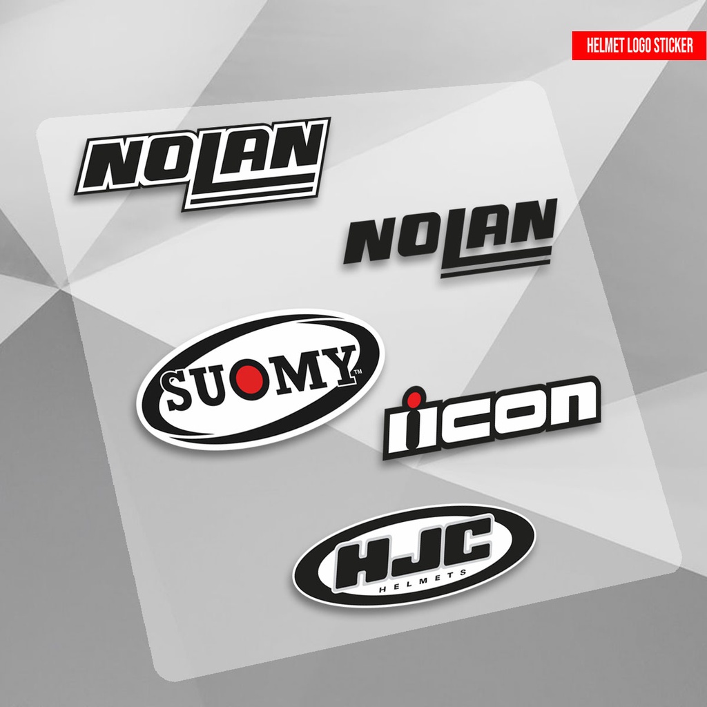Jual Katalog 02 Sticker Logo Helm Motor | Shopee Indonesia
