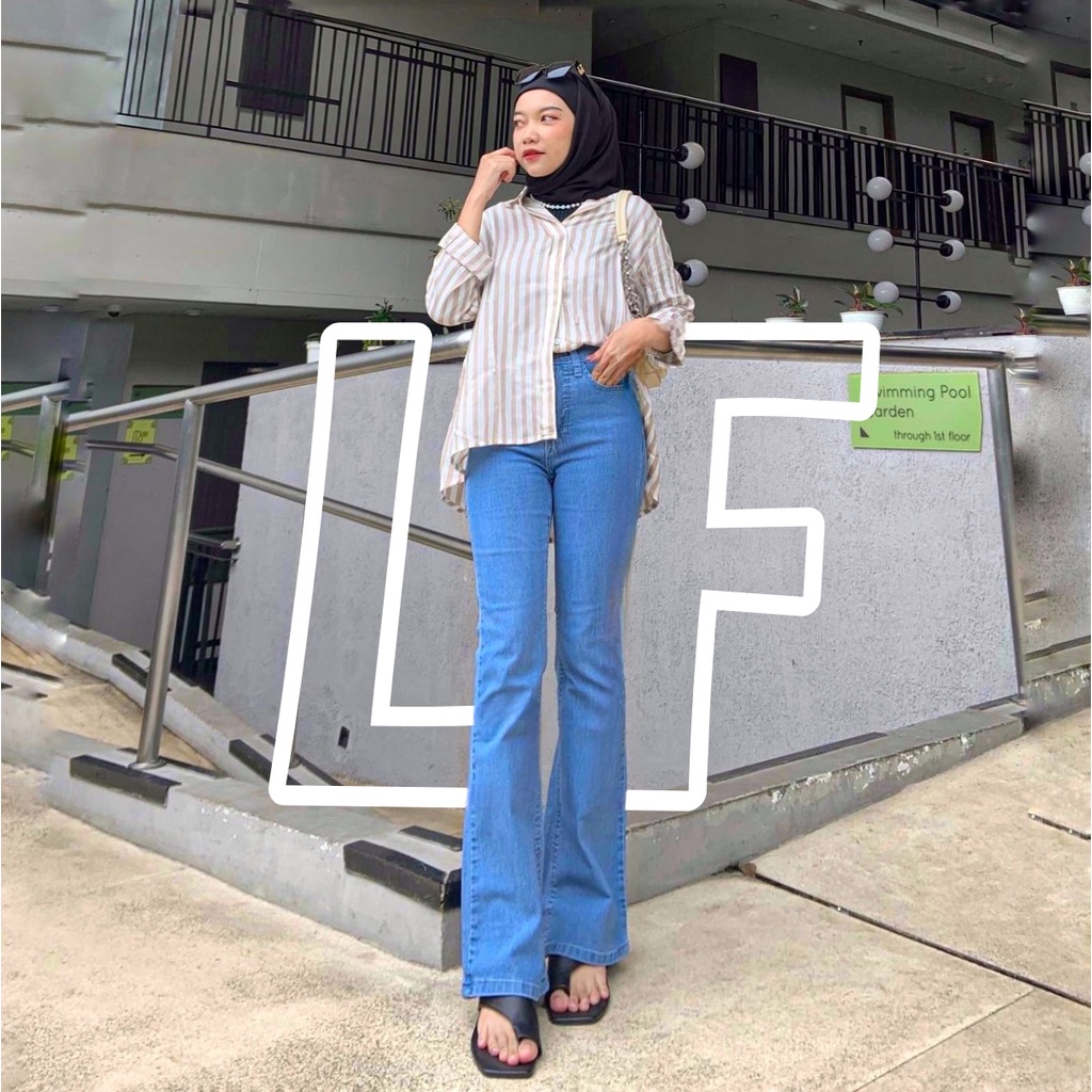 Jual Highwaist Jeans Cutbray Loose Vol.2 | Shopee Indonesia