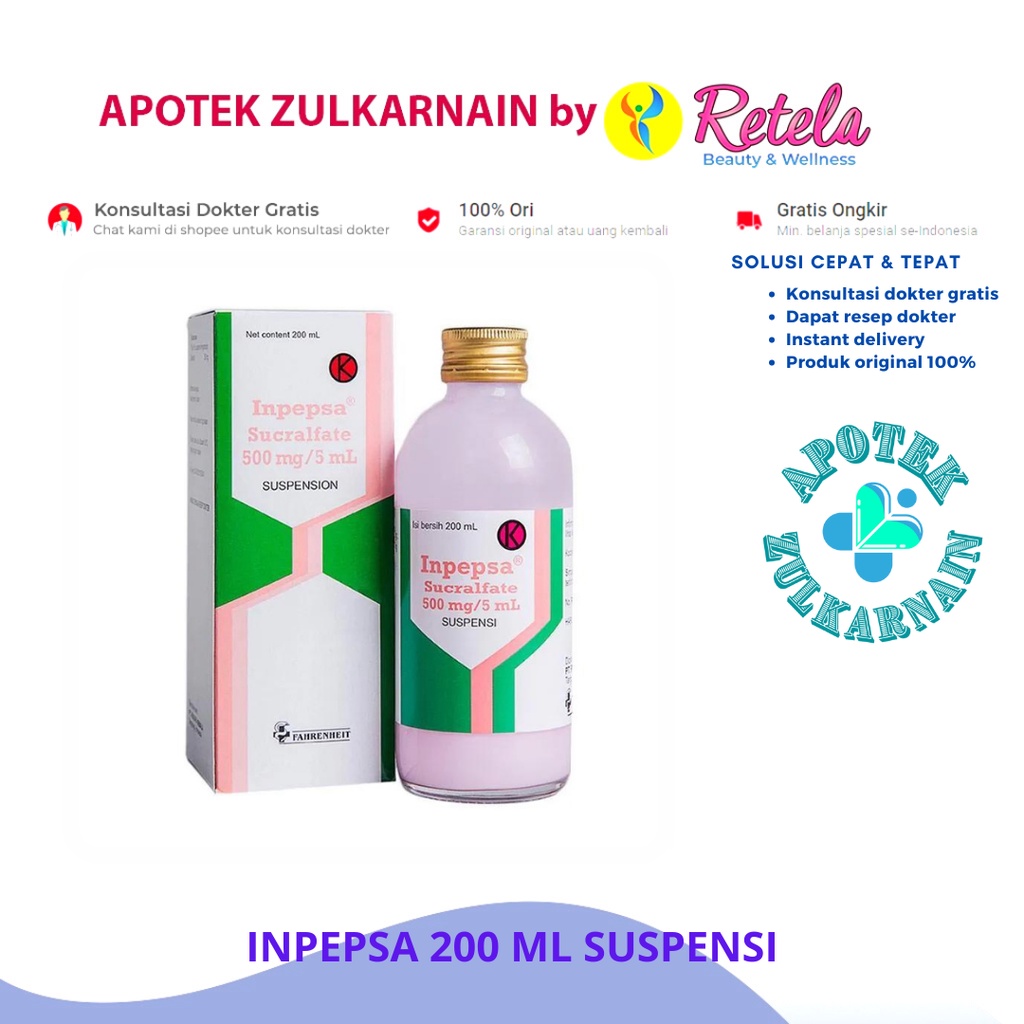 Jual Inpepsa Syrup 200Ml | Shopee Indonesia