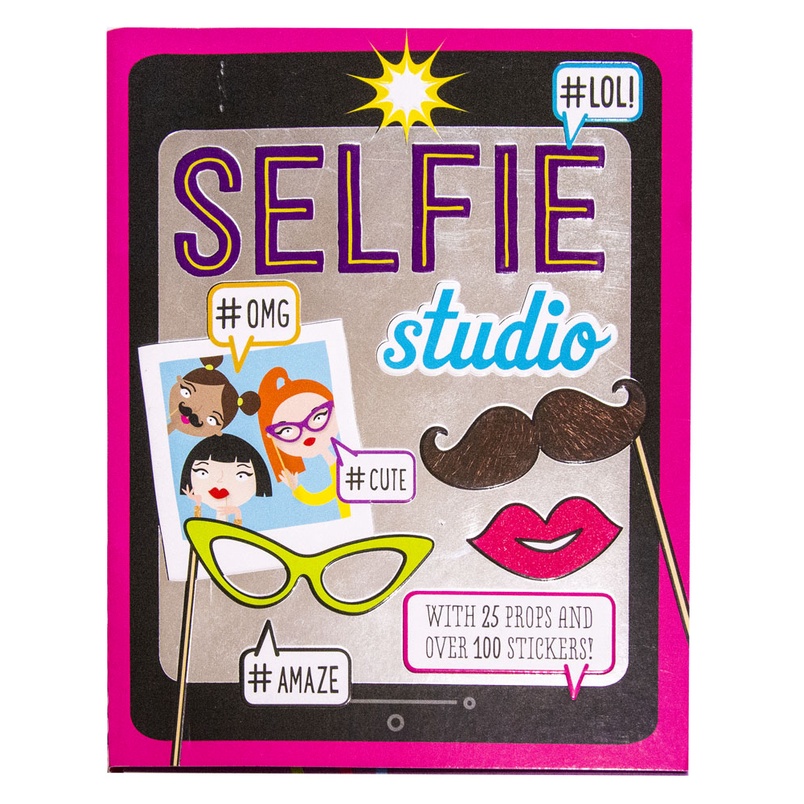 Jual Selfie Studio - With 25 Props and Over 100 Stickers | Shopee Indonesia