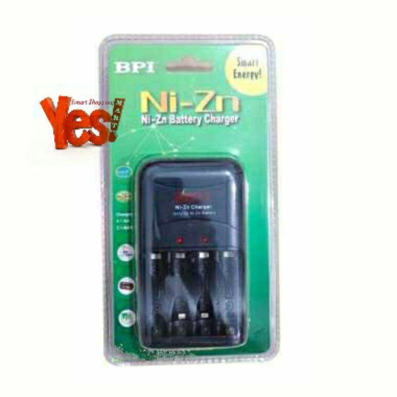 Jual BPI Nickel Zinc Ni-Zn AA AAA Rechargeable Battery Charger (Cocok ...