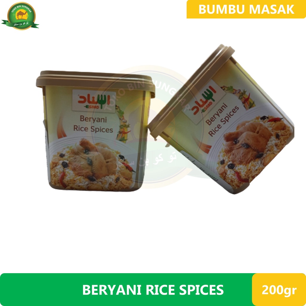 Jual Biryani Rice Spices Seasoning 200 Gram Merk Esnad Bumbu Biryani ...
