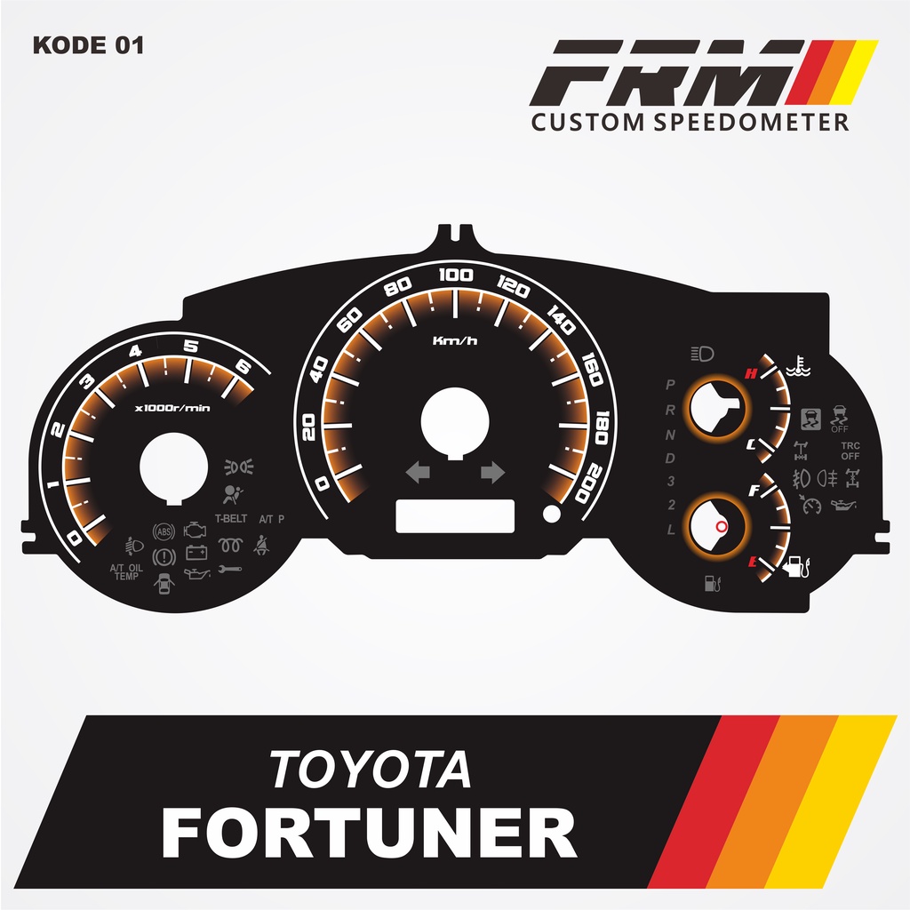 Jual Custom panel speedometer Toyota Fortuner | Shopee Indonesia
