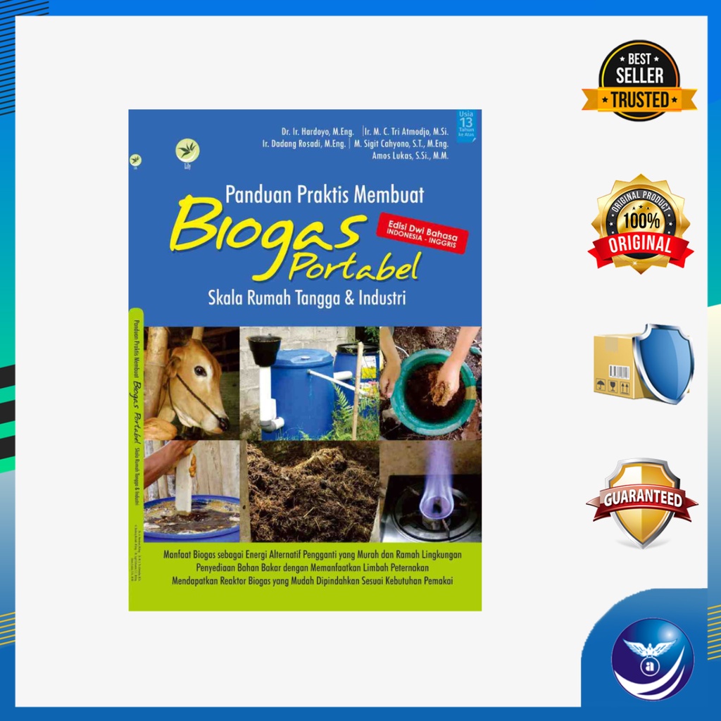 Jual Panduan Praktis Membuat Biogas Portabel Skala Rumah Tangga dan ...