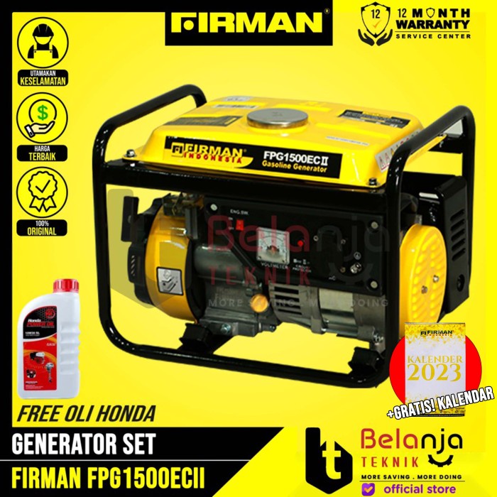 Jual Genset Firman Fpg 1500 Ec Ii - Generator Set | Shopee Indonesia