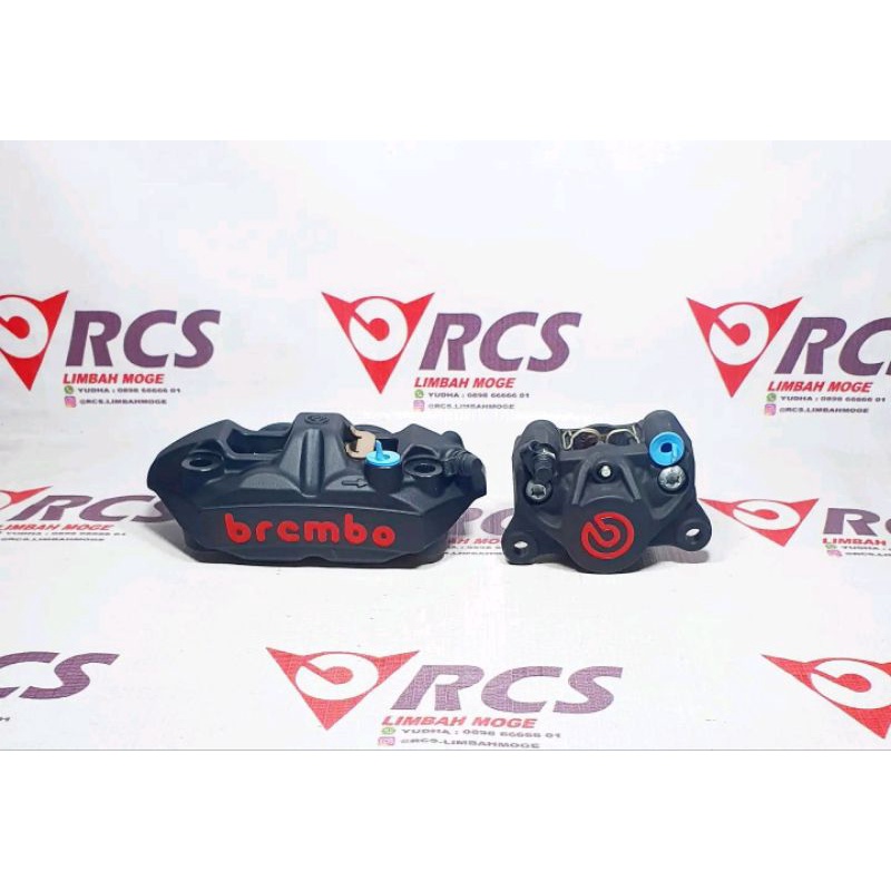 Jual Paket Kaliper Brembo M4 108mm + P2 Red Logo | Shopee Indonesia