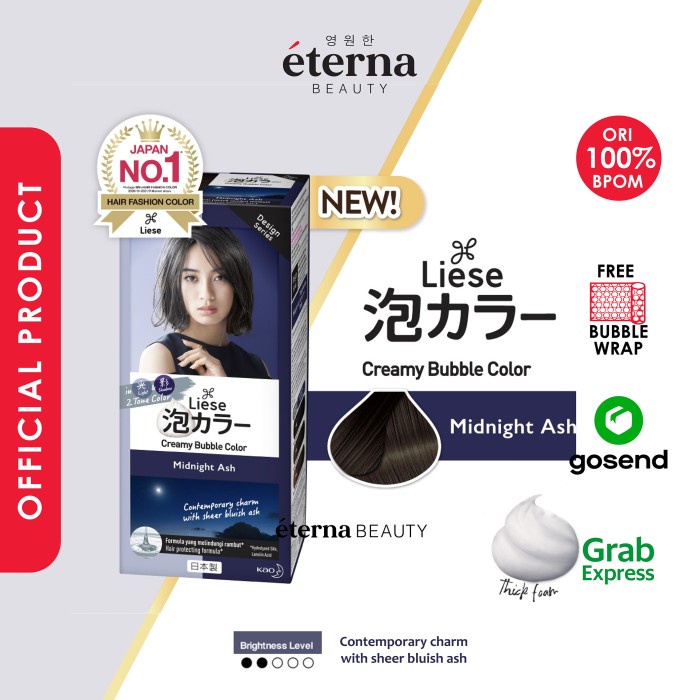 Jual Colo Liese Creamy Bubble Hair Color Midnight Ash | Shopee Indonesia