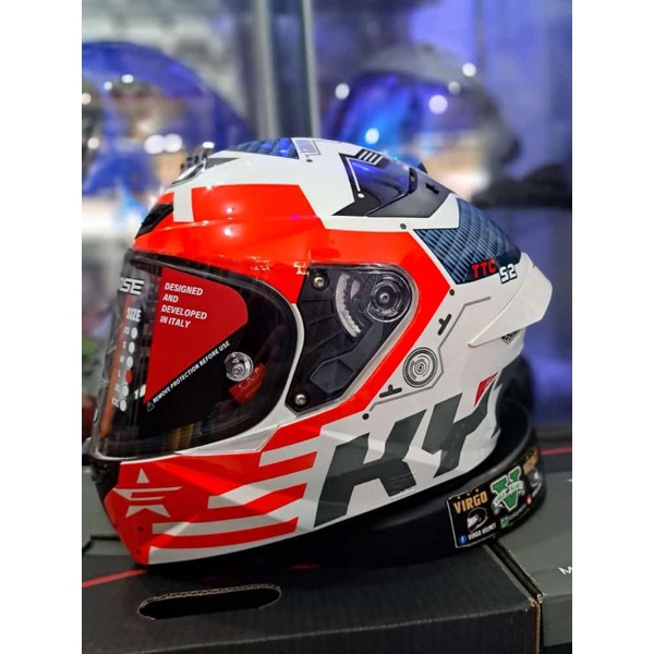 Jual HELM KYT TT COURSE MOTIF FUSELAGE RED|KYT TTC MOTIF TERBARU | Shopee Indonesia