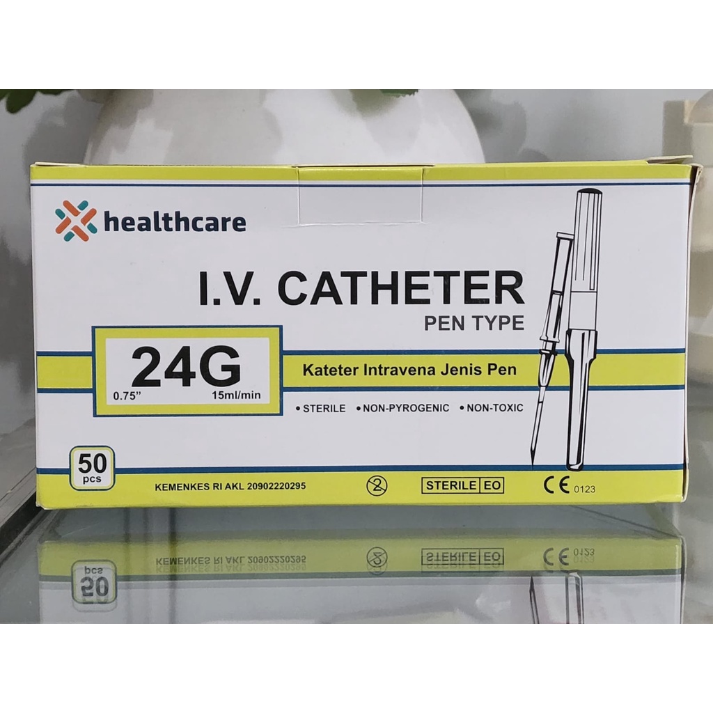 Jual HEALTHCARE IV CATHETER 24 G PEN TYPE PER PCS | Shopee Indonesia