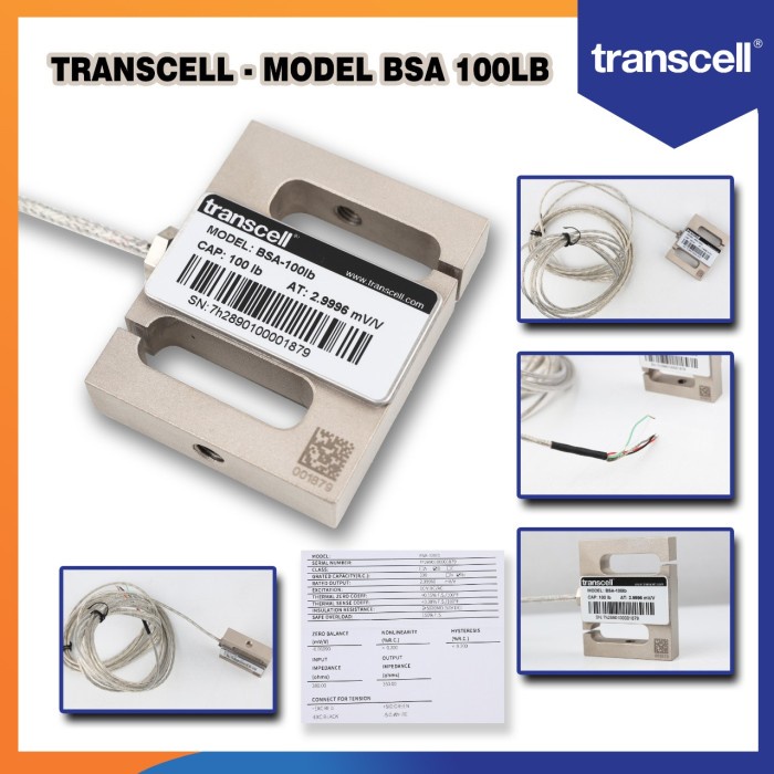 Jual TRANSCELL LOAD CELLS/LOAD CELL S BEAM BSA-100LB, MESIN SENAR ... Jual TRANSCELL LOAD CELLS/LOAD CELL S BEAM BSA-100LB, MESIN SENAR ...
