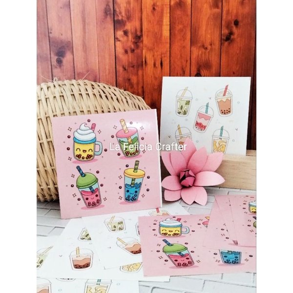 Jual Stiker Boba Unik dan Lucu Astetik Untuk Hiasan dan Dekorasi ...