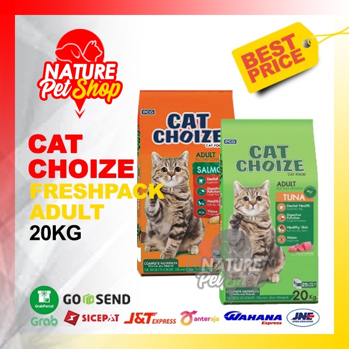 Jual CAT CHOIZE 20Kg ADULT Makanan Kucing CAT CHOICE [GRAB-GOJEK ...