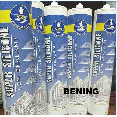 Jual LEM SEALANT BOTOL KACA POWER SERIES KUALITAS BAGUS HITAM BENING PUTIH / SILIKON KACA ...