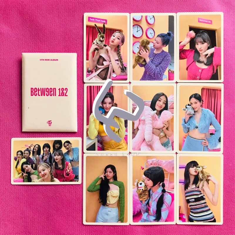 Jual TWICE - Between 1&2 PO Benefit Photocard Set (Archive ver) | Shopee Indonesia