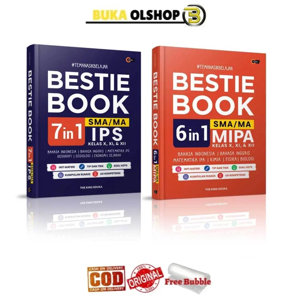 Jual Bestie Book SMA/MA IPS MIPA Kelas X, XI, & XII Buku Soal ...