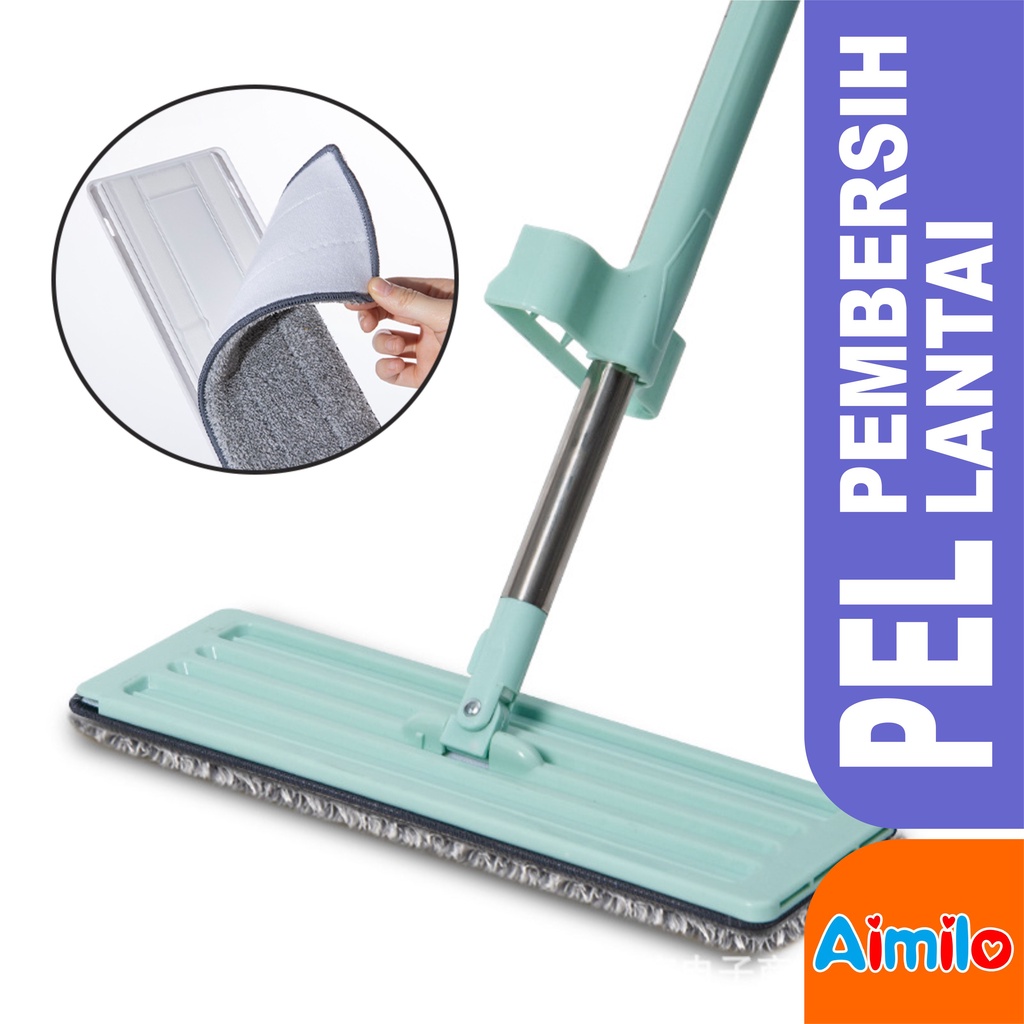 Jual Alat Pel Lantai Ultra Mop Acline - Pel Lantai Tarik Handle Free | Shopee Indonesia