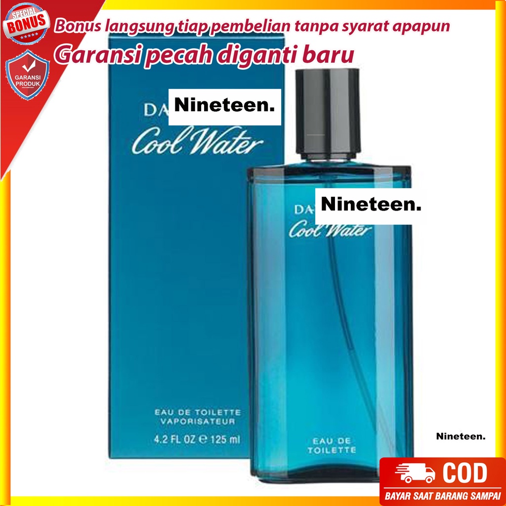 Jual David*ff Cool Water Parfum Pria Import Bergaransi Pecah Ganti Baru ...