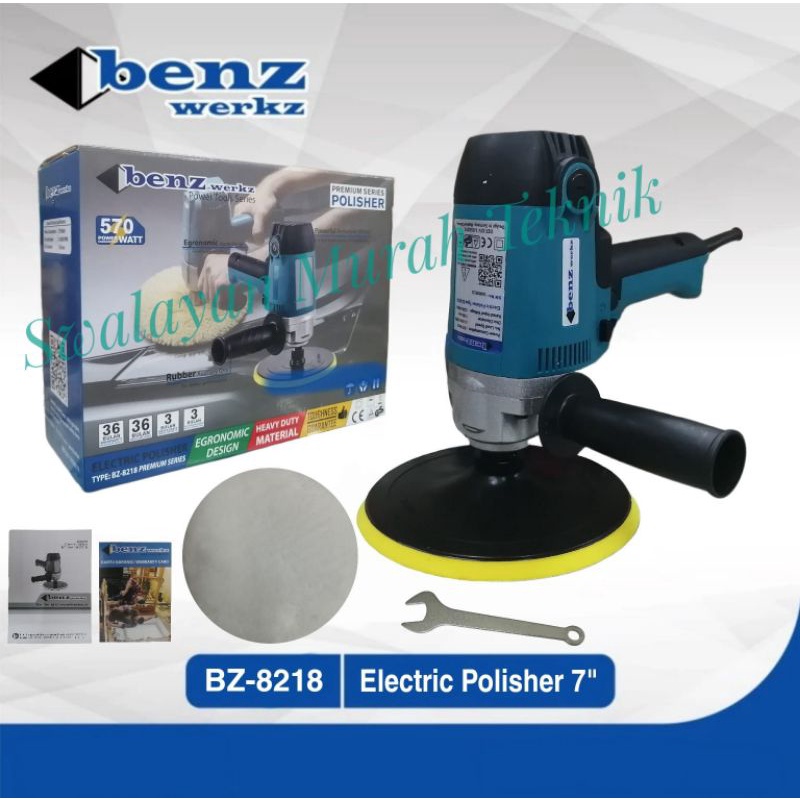 Jual ALAT POLES CAT MOBIL 7" BENZ BZ8218 MESIN POLISHER 7 INCH PREMIUM ...