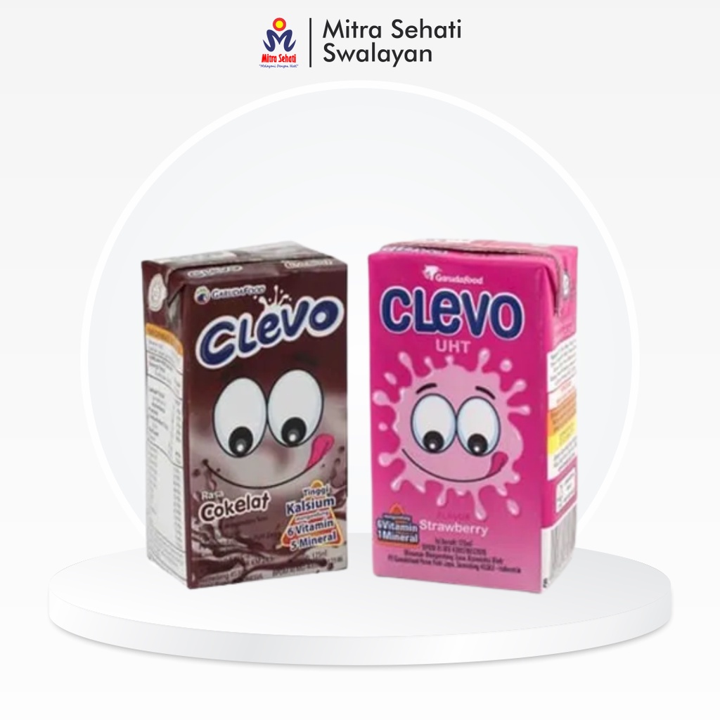 Jual SUSU CLEVO UHT STRAWBERRY, COKLAT 115ML - Mitra Sehati Swalayan ...