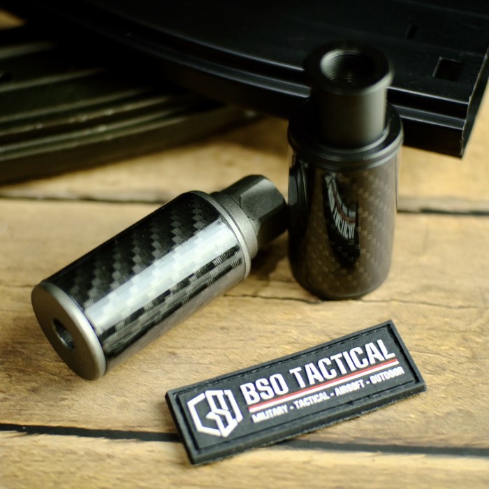 Jual Trident Custom Mini CQB SQB Silencer Carbon 14mm CCW Import ...