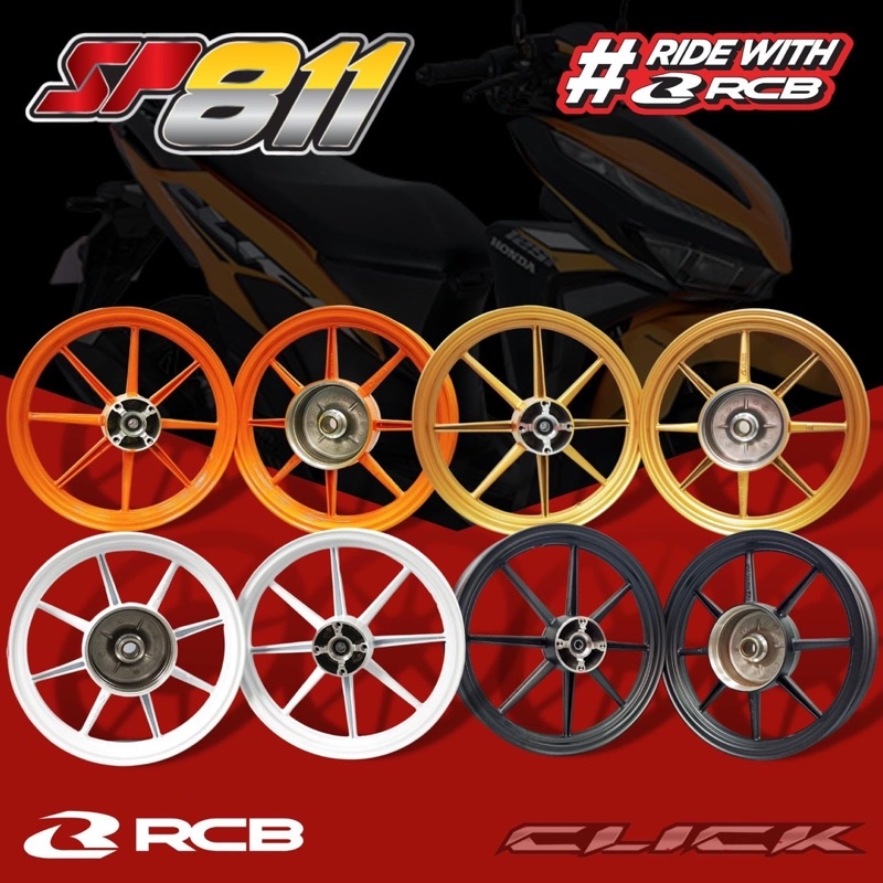 Jual Velg Racing Boy SP811 SP522 Beat Scoopy Vario 125 / 150 RCB SP 811 ...