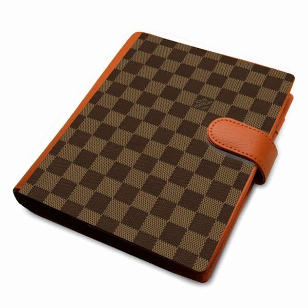 Jual favorit] LV Klasik Brown Binder Notebook A5 Plus Isi Kertas Custom ...