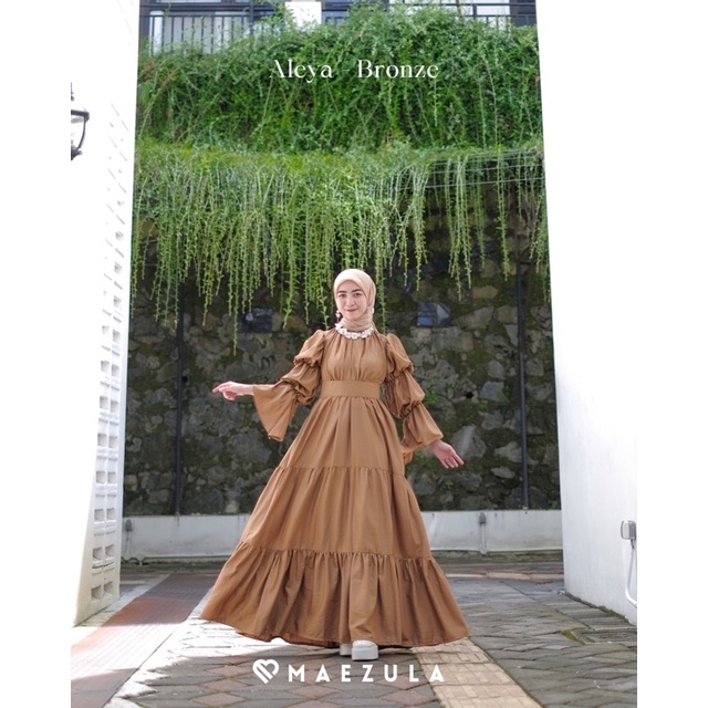 Jual ALEYA DRESS MAEZULA OUTFIT LEBARAN PREWED DAN KONDANGAN | Shopee ...