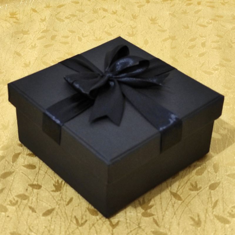 Jual (FH1KGA) GIFT BOX KOTAK KADO HARDBOX TEBAL LUAR DALAM HITAM ...