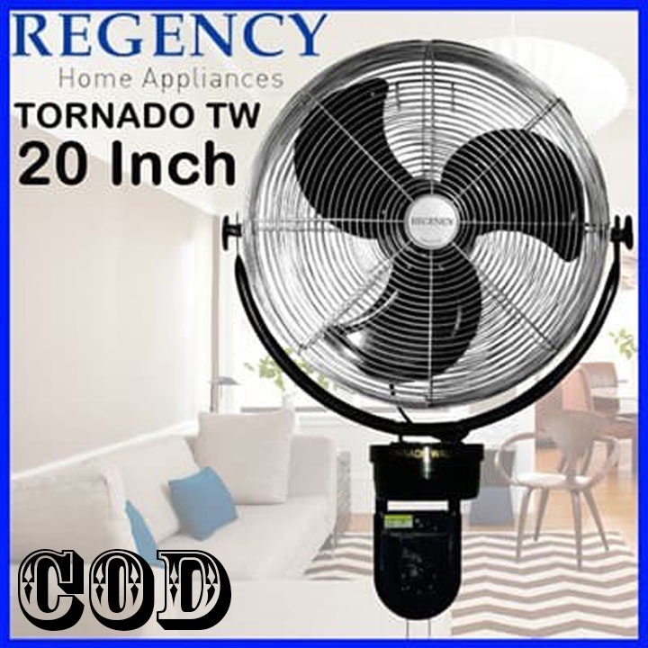 Jual NEW REGENCY TW-20 TORNADO Wall Fan 20 Inch BERGARANSI RESMI ...
