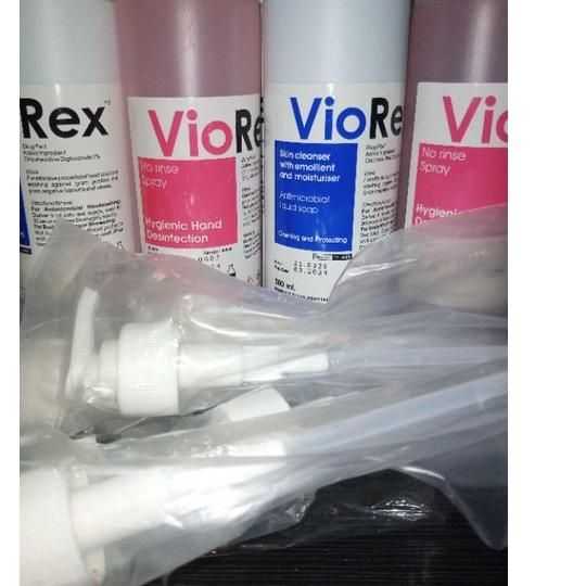 Jual Viorex Antimicrobial Soap 500ml and hand rub hygienic hand ...