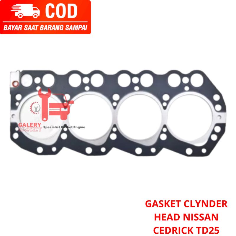 Jual PACKING HEAD PAKING DEKSEL NISSAN CEDRICK TD25 GASKET CLYNDER KOP ...