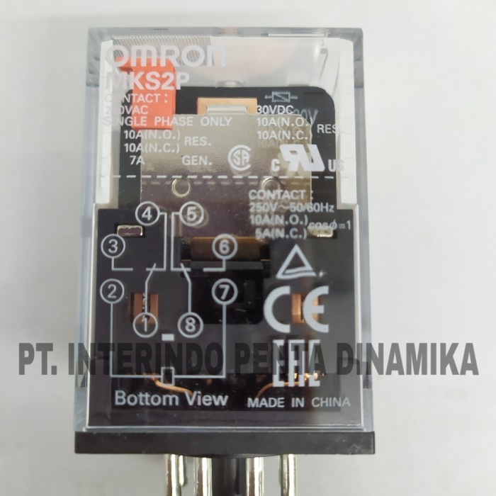 Jual MKS2P ac220 Omron Relay 8 pin | Shopee Indonesia