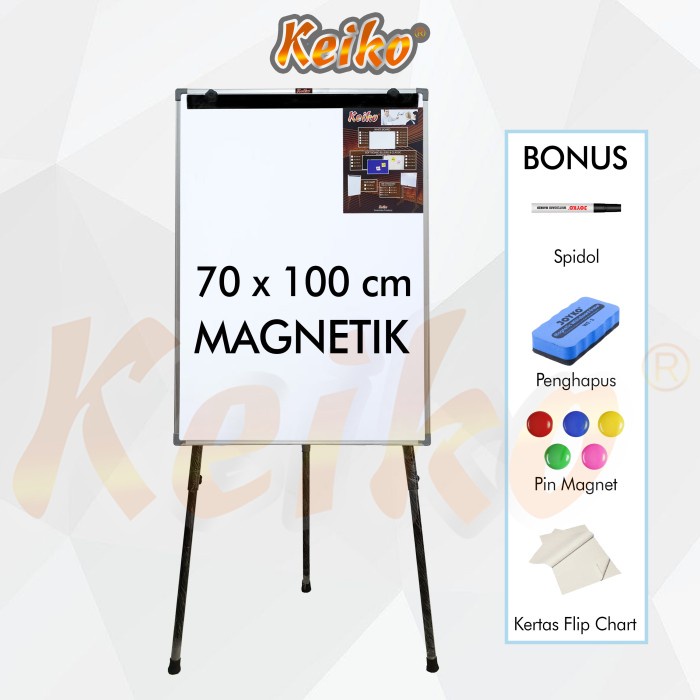 Jual Flip Chart / Flipchart / Papan Presentasi Keiko 70 X 100 Cm ...