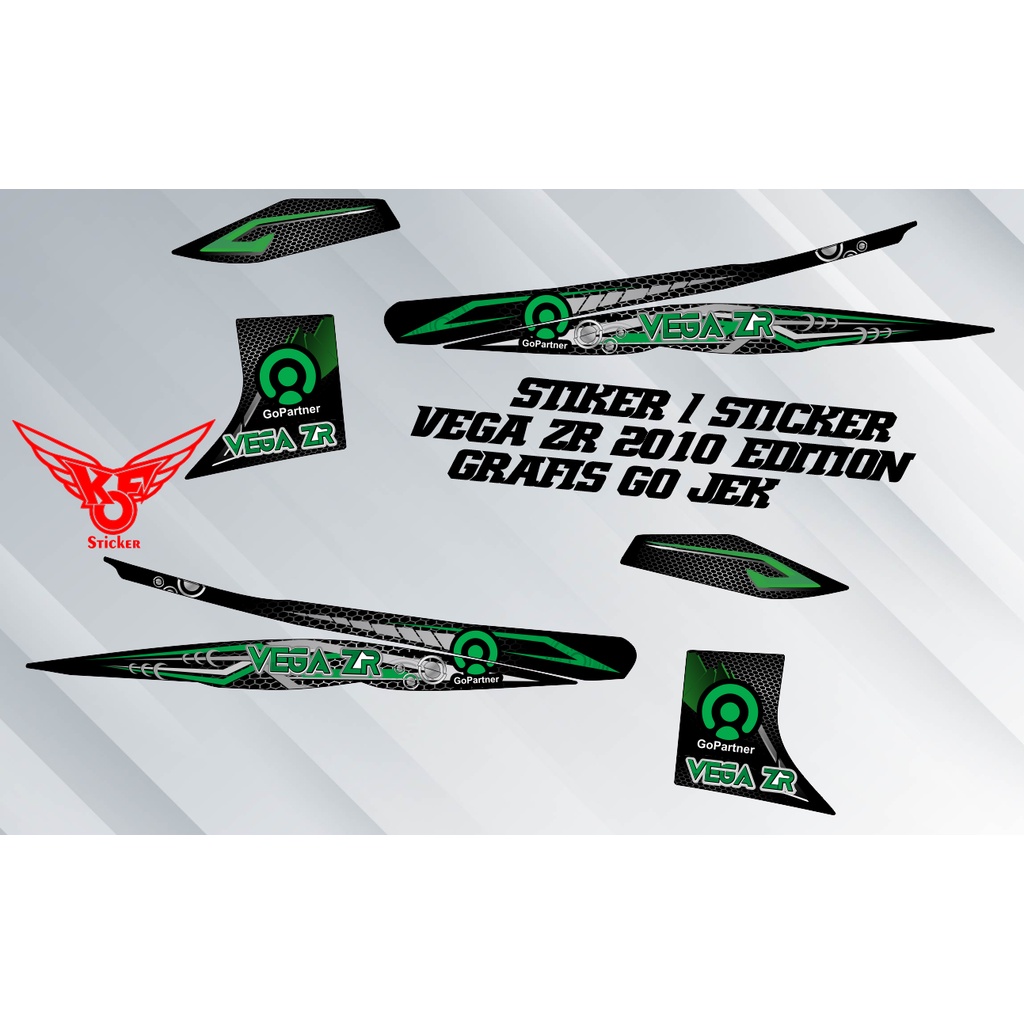 Jual STICKER STRIPING STIKER CUSTOM VEGA ZR 2010 OJEK ONLIN EDITION ...