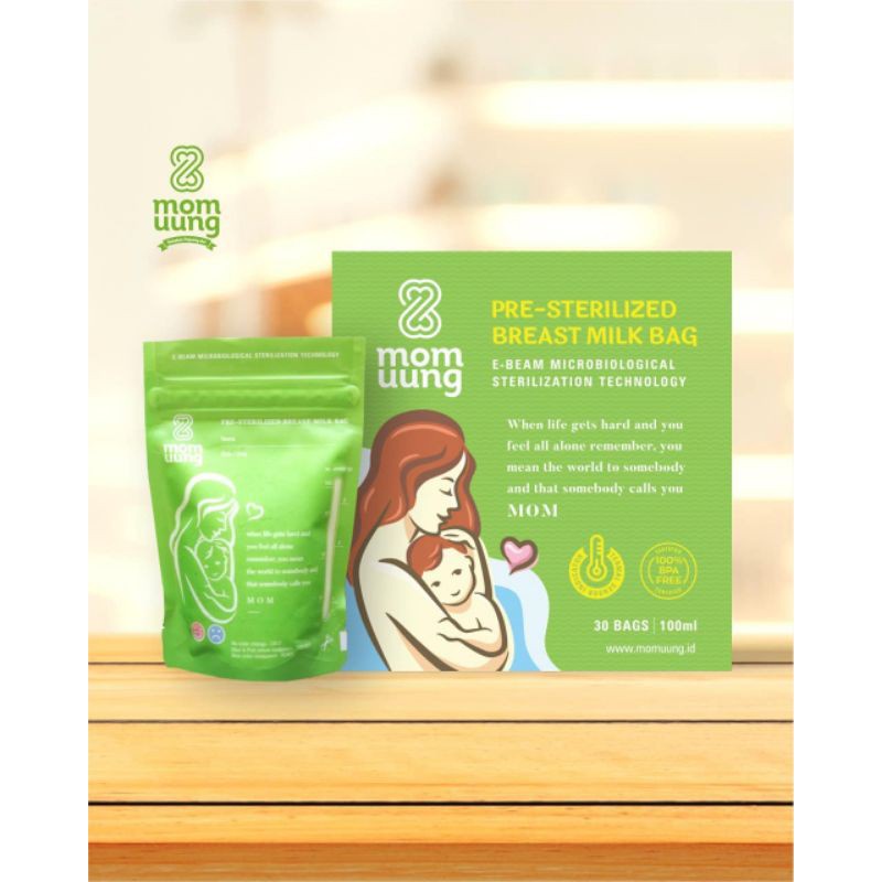 Jual KANTONG ASI MOM UUNG ASI BAG 100 ml , 150 ml @30 pcs | Shopee ...