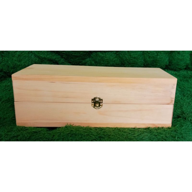 Jual Kotak kayu/box kayu multifungsi ukuran 35×15×10cm | Shopee Indonesia