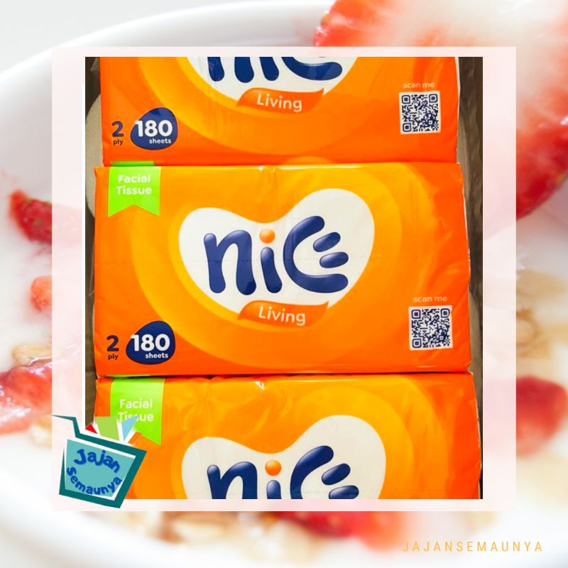 Jual Tisu nice 180 sheet (paket 2 pcs) | Shopee Indonesia