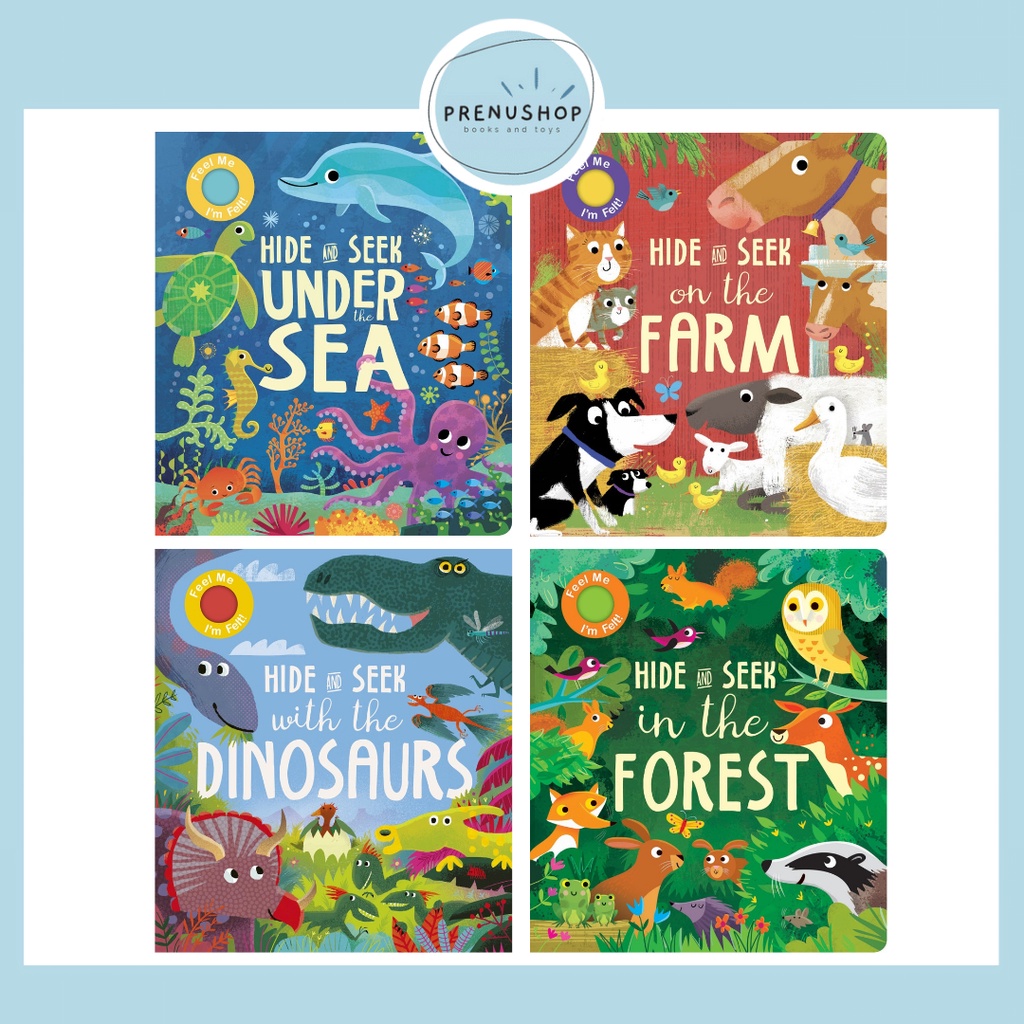 Jual Board Book Hide and Seek: Under the Sea, on the Farm, with the ...