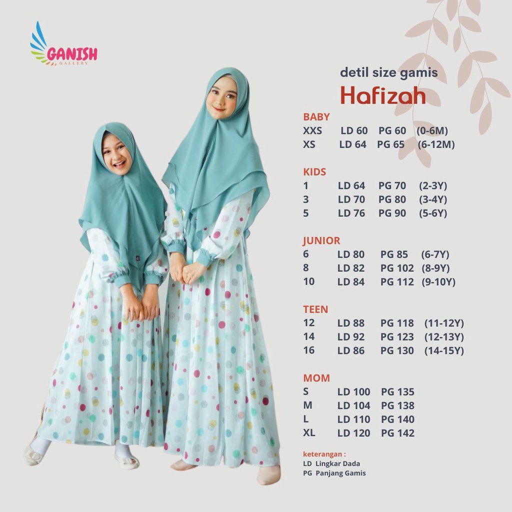 Jual BAJU MUSLIM GAMIS ANAK PEREMPUAN BISA COUPLE SET HIJAB SYARI ...