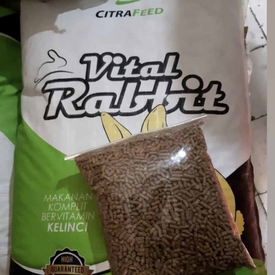 Jual Makanan Kelinci Vital rabbit repack 1kg | Shopee Indonesia