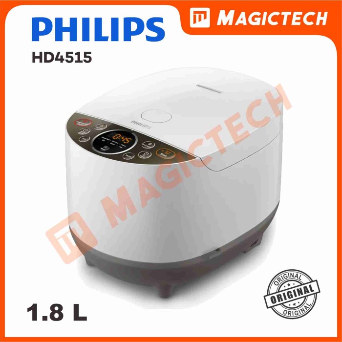 Jual RICE COOKER PHILIPS 1.8L HD4515/33 / HD 4515 RICE COOKER - PUTIH ...