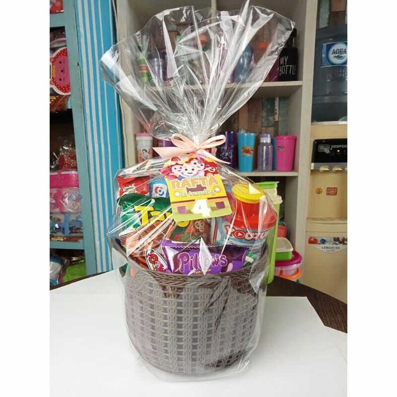 Jual BINGKISAN SNACK KERANJANG / PAKET SNACK ULANG TAHUN HEMAT / SNACK ...